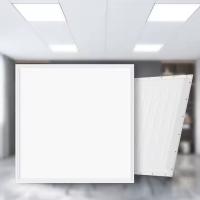 China Factory Custom High Brightness 600x600 50w LED Girlle Panel Light for Office Lighting Commercial Recessed SKD Panel Lights for sale