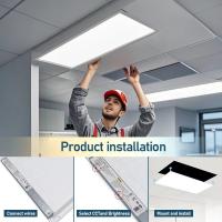 China US Stock CE ETL 2X2 2X4 18w,36w,50w High Bay Workshop Commercial Indoor Home Office Ceiling Led Lighting Shop Led Flat Panel for sale