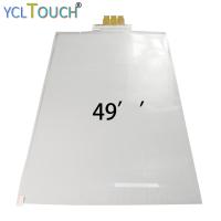 China 49 Inch Capacitive Touch Screen Film 10 Points Through Glass Window for sale