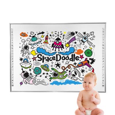 China Finger Writing 86 Inch Interactive Electronic Whiteboard Aluminium Alloy Frame Smart for sale