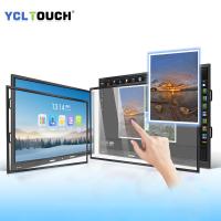 China 43 Inch Aluminum Alloy Ir Touch Screen frame 20 Touch Points Open Frame Overlay Kit for sale