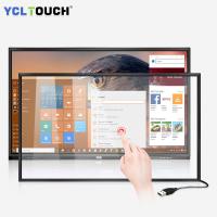China 43 Inch Aluminum Alloy Ir Touch Screen frame 20 Touch Points Open Frame Overlay Kit for sale