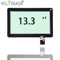 China 5V USB Projected Capacitive Touch Screen 13.3 Inch 6H Tempered Glass for sale