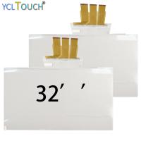 China 32 Inch Projected Capacitive Touch Foil Film 0.155mm Cover Thickness for sale