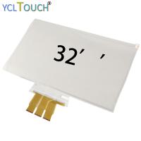 China 32 Inch Projected Capacitive Touch Foil Film 0.155mm Cover Thickness for sale