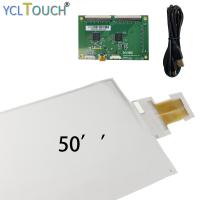 China 50 Inch Capacitive Touch Foil 0.155mm 5V USB Touch Screen Film for sale