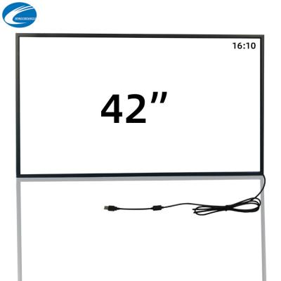 China Aluminium Alloy IR Touch Screen Overlay 24 Inch 10ms For Business for sale