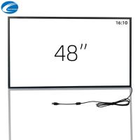 China 48 Inch IR Touch Screen Panel Aluminum Frame 10 Points Size Customized for sale