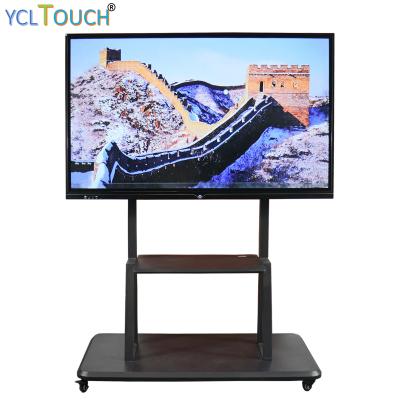 China 65 Inch Multi Touch Smart Board Interactive Whiteboard 3840*2160 for sale