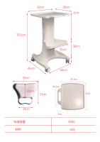 China ABS 4 Wheels Beauty Salon Trolley20kg On Wheels Placing Beauty Things for sale