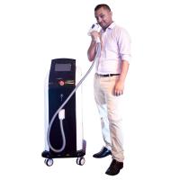 China Commercial 600w 808 Diode Laser For Hair Removal Stationary 755 808 1064 for sale
