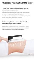 China Electromagnetic Teslasculpt Skin Rejuvenation Machine 40khz Hi Emt for sale