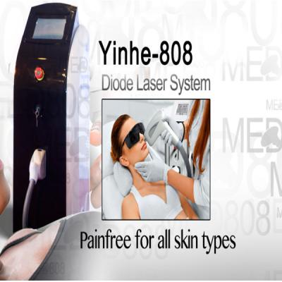 China 755nm 1064nm DPL Laser Hair Removal Diode Rf Skin Tightening Device for sale