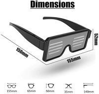 China 11 Patterns Light Up LED Glasses for sale