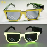 China Soft Luminous LED Glasses Light Wireless Sunglasses Glowing In The Dark for sale