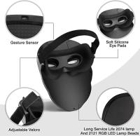 China Bluetooth Led Face Mask Editable Light Up For Halloween Christmas for sale