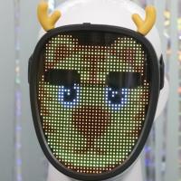 China 17x14.5x3.5cm Smart LED Face Mask Gift For Kids 10 Dynamic 40 Static Image for sale