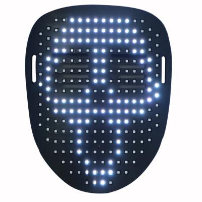 China USB Rechargeable Smart LED Face Mask With 25 Glowy Faces And 25 Animations for sale
