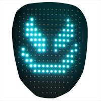 China Halloween LED Adult Face Mask Gesture Control Face Changing USB Type C Charging for sale