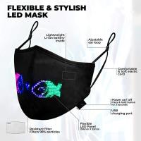China Adults Programmable LED Face Mask for sale