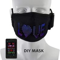 China LED Programmable Message Display Mask Soft Comfortable App Controlled for sale