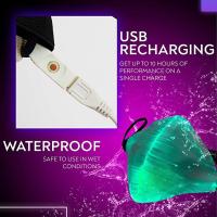 China Fiber Optic Programmable LED Face Mask 7 Light Colors 5 Flashing Modes for sale