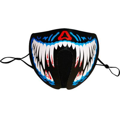 China Halloween Voice LED Face Mask for sale