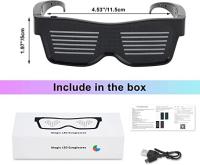 China APP Controlled Programmable LED Luminous Glasses DIY Unique for sale