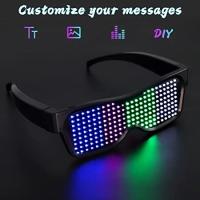 China APP Controlled Programmable LED Luminous Glasses DIY Unique for sale