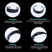 China Bluetooth LED Luminous Glasses Programme Message Animation Drawing Equalizer for sale
