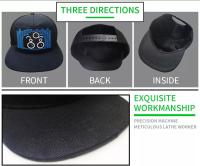 China Detachable Screen LED Baseball Caps Sound Activated Flashing for sale