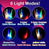 China White LED Light Gloves For Kids Adults 5 Colors 6 Light Modes for sale