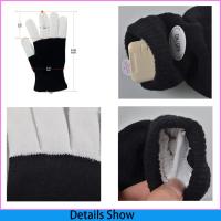China Knit Light Up Gloves Finger Lights 3 Colors 6 Modes Flashing For Adults for sale
