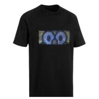 China Programmable LED Lighting T Shirt App Control USB Rechargeable Unisex for sale