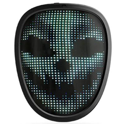 China Kids Halloween Led Face Mask Gesture Sensing Face Transforming For Cosplay Party for sale