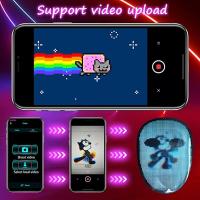 China Face Transforming Led Digital Mask Programmable Gif Picture Videos for sale