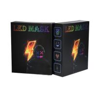China Multicolor Halloween LED Face Mask Automatic Induction Switch Luminous Mask for sale