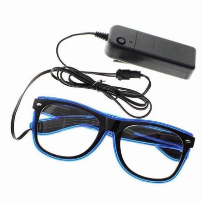 China Party Rave Festival Luminous LED Glasses Cold Neon Light Flashing for sale