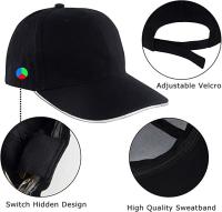 China Light Up Flash Glowing LED Baseball Caps For Hip Hop Stage Performance Festival for sale