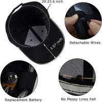 China Light Up Flash Glowing LED Baseball Caps For Hip Hop Stage Performance Festival for sale