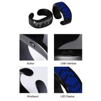 China Bluetooth Remote Control LED Bracelet App Programe Text Pattern for sale