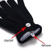 China Dark Fingertips Glowing LED Light Gloves For Christmas Party Rave for sale