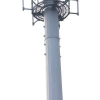 China Circular Polygonal Monopole Telecommunications Tower 15m Cellular for sale