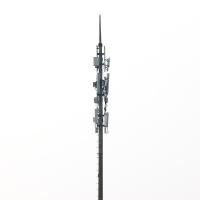 China 5g Q235b Self Supporting Antenna Tower , Galvanized Cell Phone Signal Booster Tower for sale