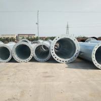 China Q235b Gr65 Monopole Telecommunications Tower , Antenna Radio Communication Tower for sale