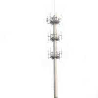 China Q460 Monopole Telecommunications Tower Heavy Duty Q235b Antenna Monopole for sale