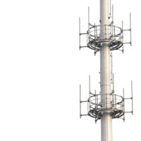 China Q460 Monopole Telecommunications Tower Heavy Duty Q235b Antenna Monopole for sale