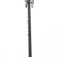 China Polygonal Galvanized Telecom Monopole Hot Dipped Cellular Tower Without Working Platform for sale