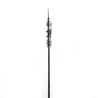 China Polygonal Galvanized Telecom Monopole Hot Dipped Cellular Tower Without Working Platform for sale