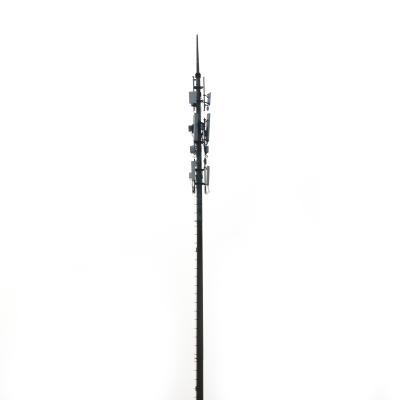 China Polygonal Galvanized Telecom Monopole Hot Dipped Cellular Tower Without Working Platform for sale